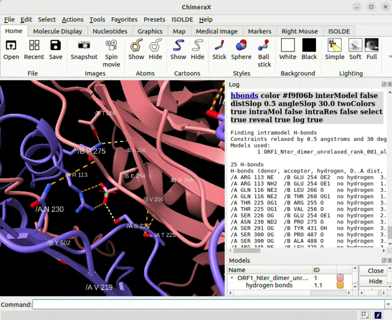 BIOI2-Training – Visu – ChimeraX example step 7 – BIOI2 – Integrative ...